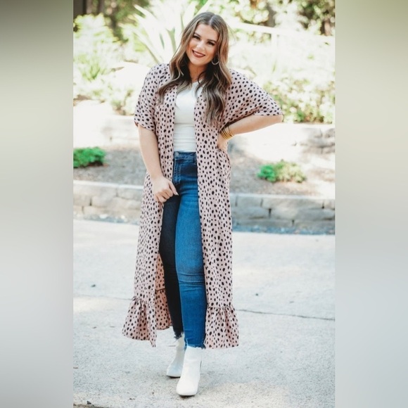 Jess Lea | Jackets & Coats | Jess Lea Boutique Xl Pink Remi Animal ...